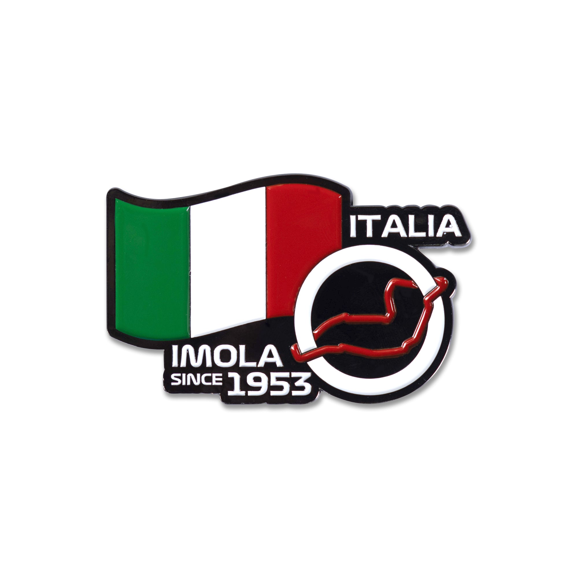Imola Circuit Italy Flag Multicolor Magnet – Autodromo Imola